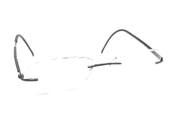 Silhouette 5326 50 6060 5263 Titanium Black Rimless E… - Gem
