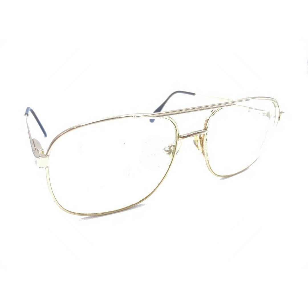 Lawrence Eyewear Mod 405 Gold Metal Square Eyeglasses Frames 54-16 145 ...