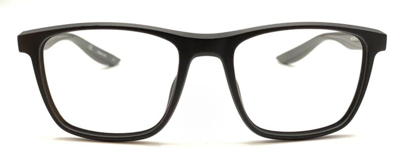 Nike Live Free 7038 001 Matte Black Rectangle Eyeglasses Frames 53-18 ...