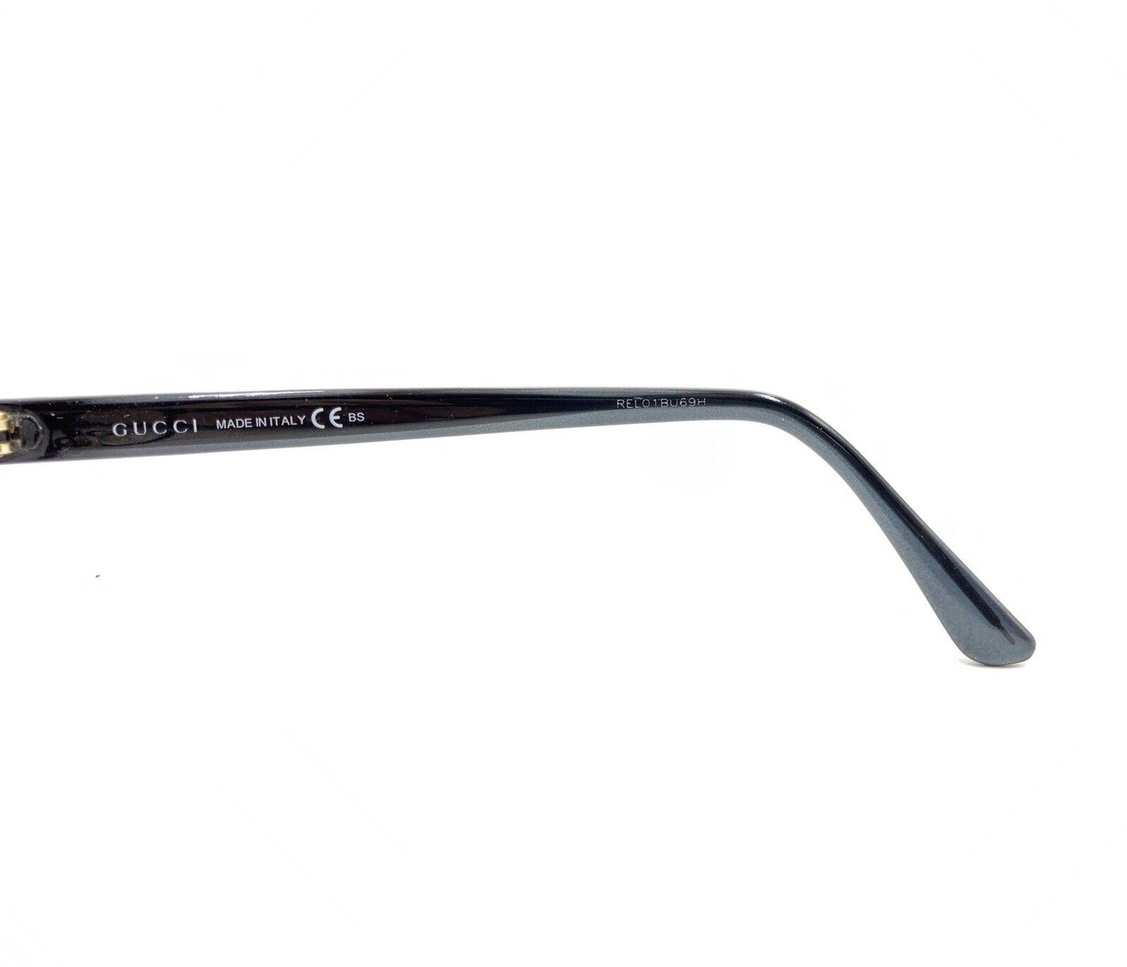 Gucci GG 4259 YLH Black Gold Cat Eye Eyeglasses Frames 52-15 140 Italy ...
