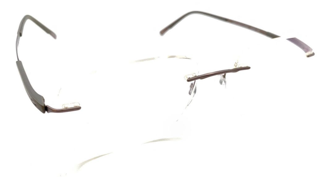 Silhouette 5416 40 6055 Titanium Bronze Gray Rimless Eyeglasses Frames ...
