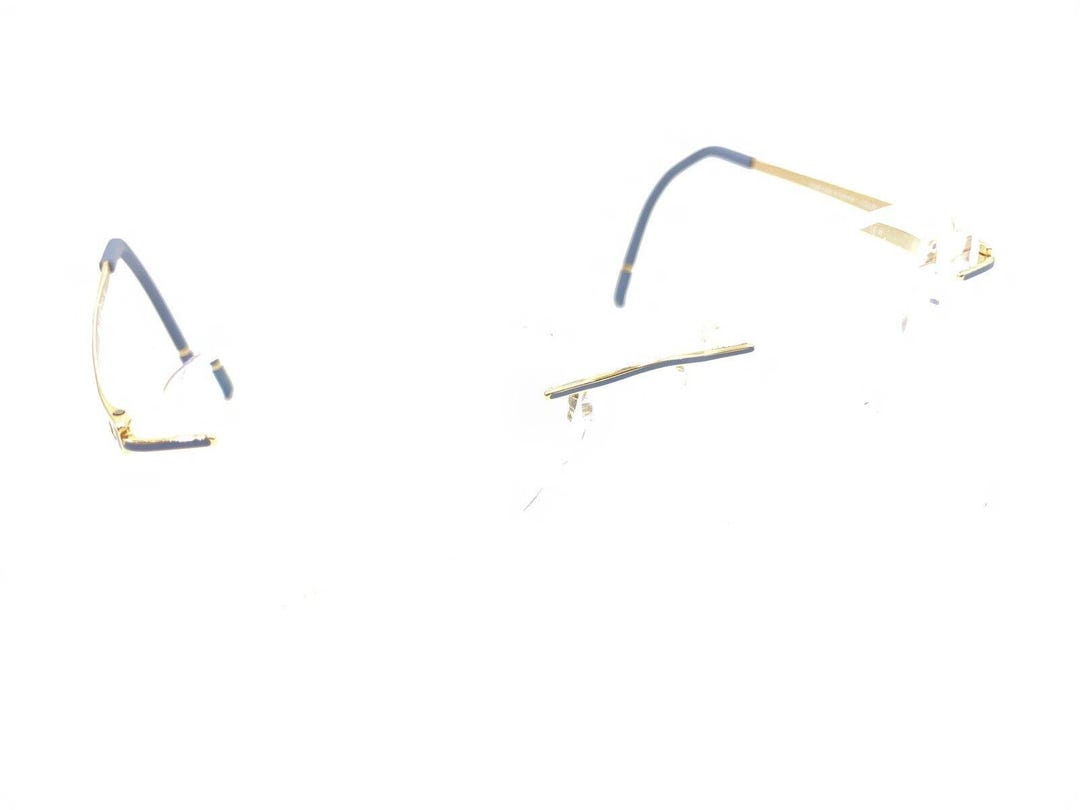 Silhouette 5529 EU 3620 Titanium Gold Gray Rimless Eyeglasses Frames 53 ...