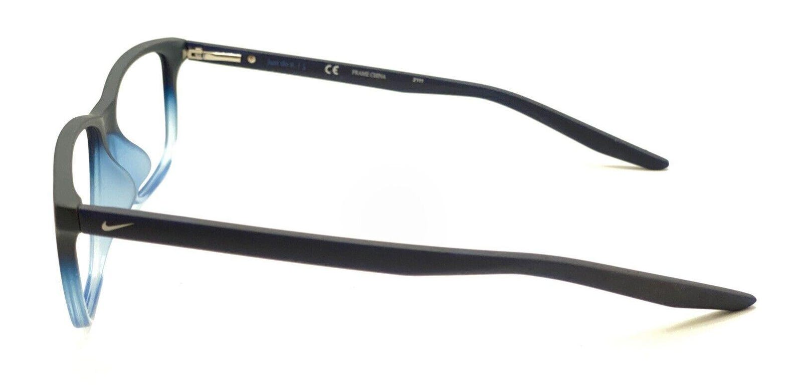 Nike 5019 422 Matte Blue Clear Eyeglasses Frames 50-15 135 Designer ...
