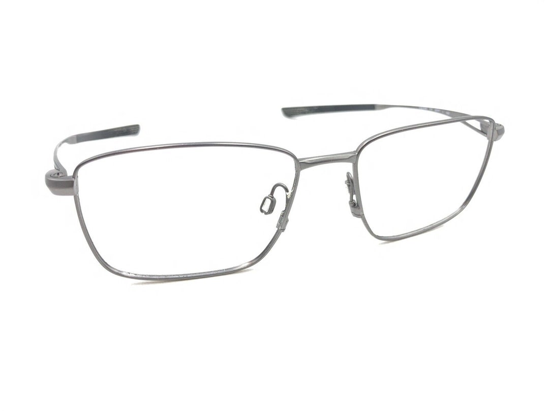 Nike 6046 070 Titanium Matte Gray Eyeglasses Frames 55-17 145 Designer ...