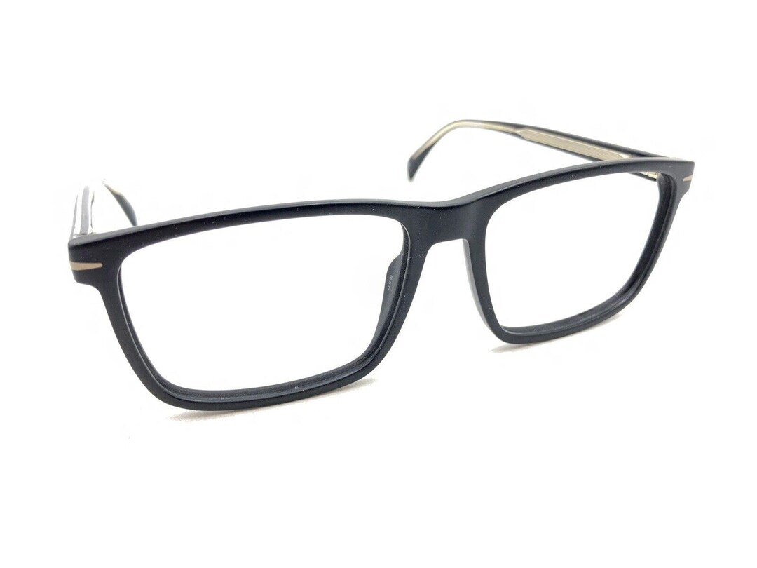David Beckham DB1020 003 Matte Black Gold Eyeglasses Frames 58-17 150 ...