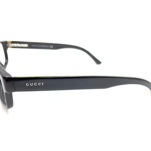 Gucci GG 1533 21R Black Tan Beige Rectangle Eyeglasses Frames 54-14 140 ...