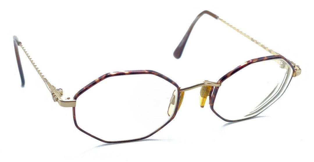 Emporio Armani 033 721 Gold Brown Metal Eyeglasses Frames 47-20 135 ...