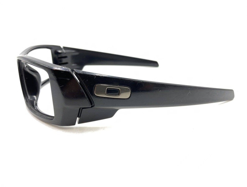 Oakley Gascan 03-473 Black Large Wrap Sunglasses Frames 60-15 128 USA ...