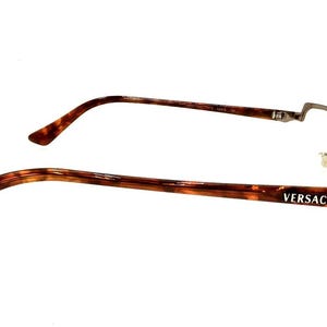 Versace MOD. 1085 1013 Tortoise Metal Half Rim Eyeglasses Frames 52-18 ...