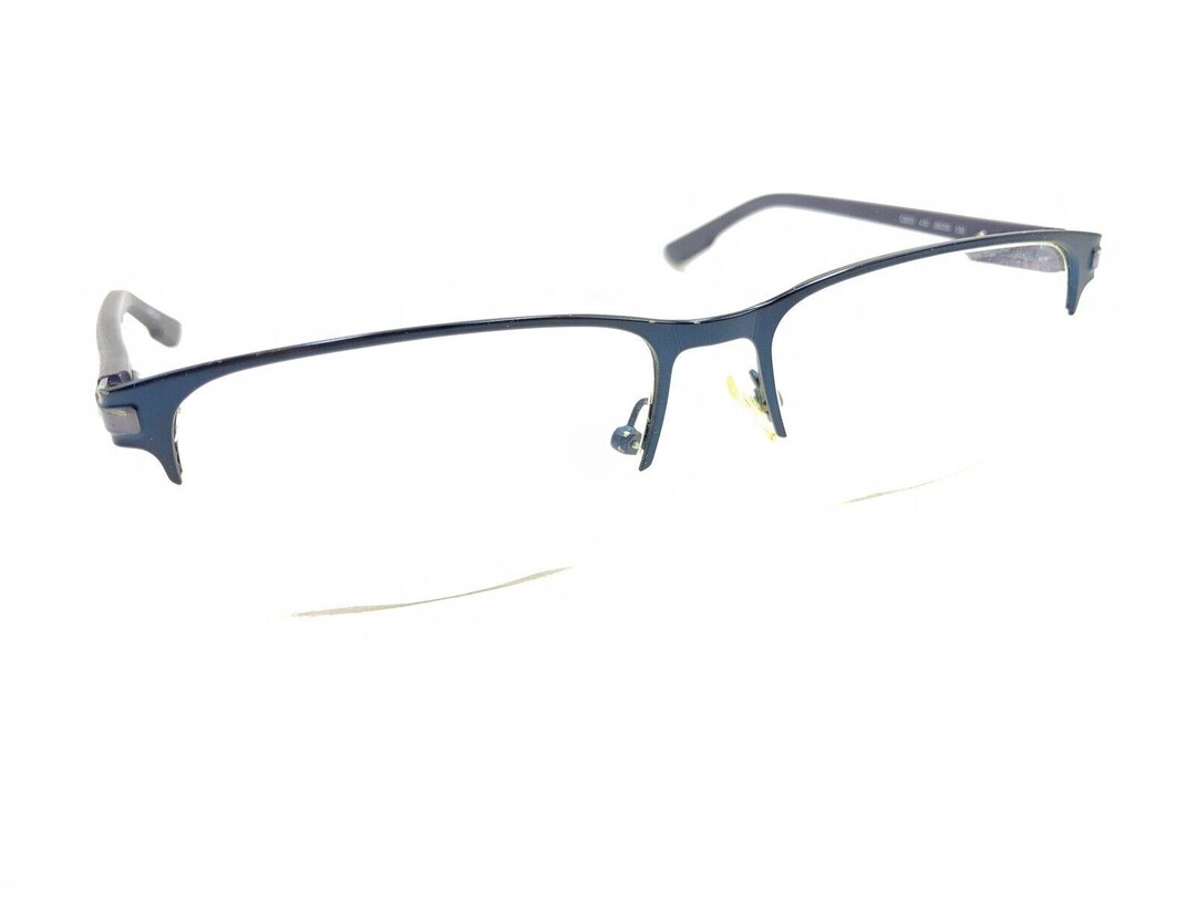 Columbia C3015 410 Navy Blue Black Half Rim Eyeglasses Frames 59-16 150 ...