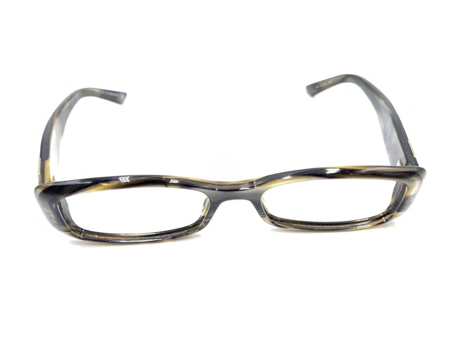 Gucci GG 2973 SVF Brown Gold Marble Rectangle Eyeglasses Frames 50-16 ...
