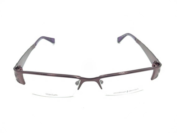 Prodesign Denmark 4362 3522 Titanium Purple Eyeglasse… - Gem