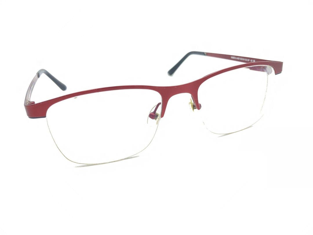 Prodesign Denmark Race 2 C.4021 Matte Red Half Rim Eyeglasses Frames 55 ...