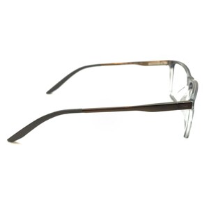 Nike 7286 035 Black Clear Bronze Rectangle Eyeglasses Frames 54-17 140 ...