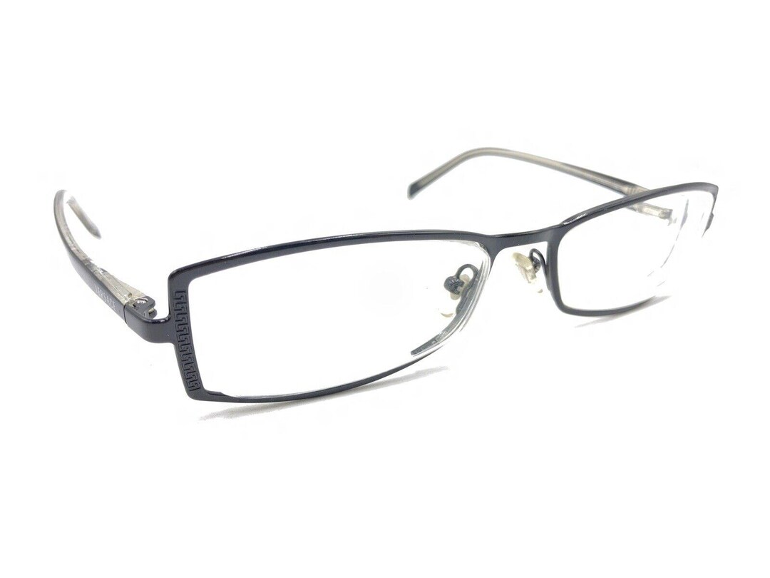 Versace MOD. 1069 1009 Black Rectangle Eyeglasses Frames 51-17 135 ...