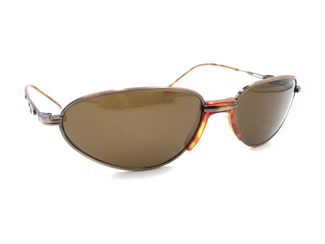 Goat Eyewear Bishop Bronze Oval Sunglasses Brown Lens Sports Designer ...