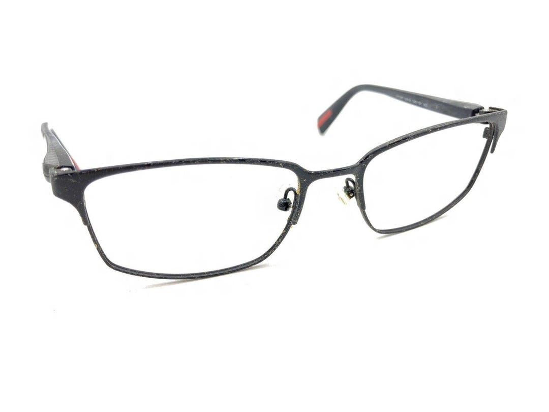 Prada VPS 50F DG0-1O1 Matte Black Eyeglasses Frames 54-18 140 Italy Men ...