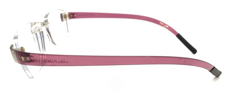 Swissflex SFR-M Clear Purple Lightweight Rectangle Eyeglasses Frames ...