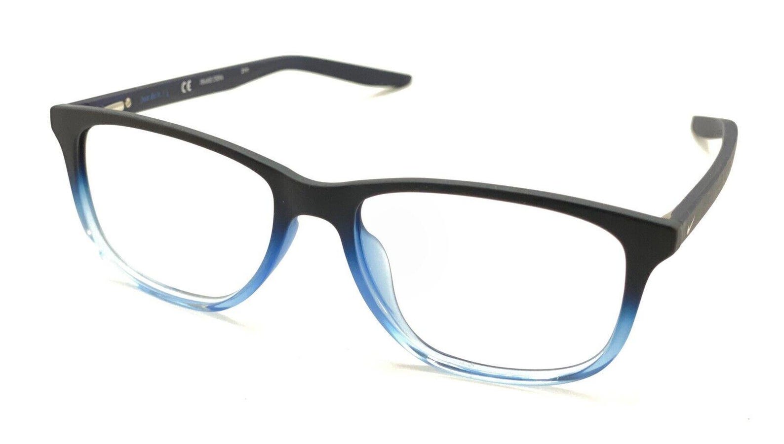 Nike 5019 422 Matte Blue Clear Eyeglasses Frames 50-15 135 Designer ...