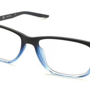 Nike 5019 422 Matte Blue Clear Eyeglasses Frames 50-15 135 Designer ...