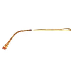 American Optical AO Vintage Tortoise Brown Gold Eyeglasses Frames 53-18 ...