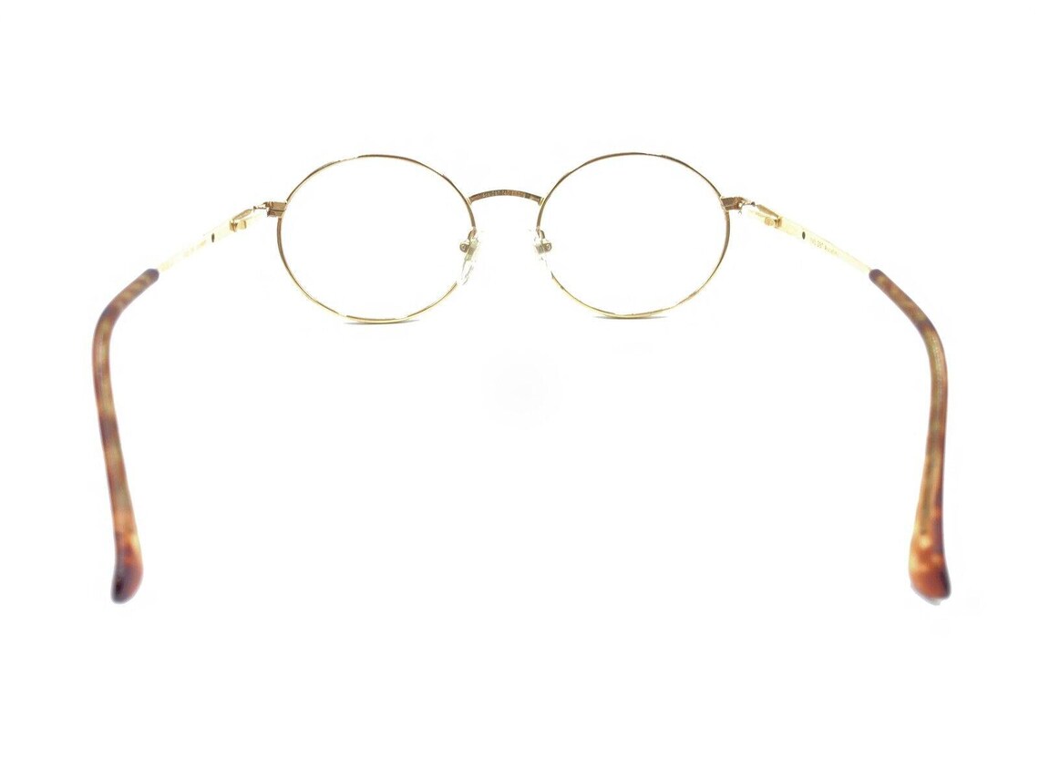 American Optical AO Vintage Tortoise Brown Gold Eyeglasses Frames 53-18 ...