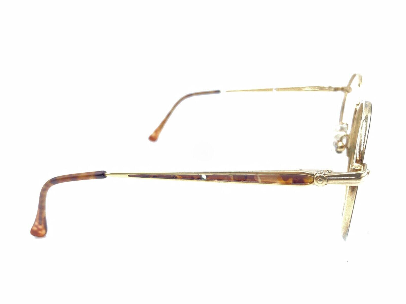 American Optical AO Vintage Tortoise Brown Gold Eyeglasses Frames 53-18 ...
