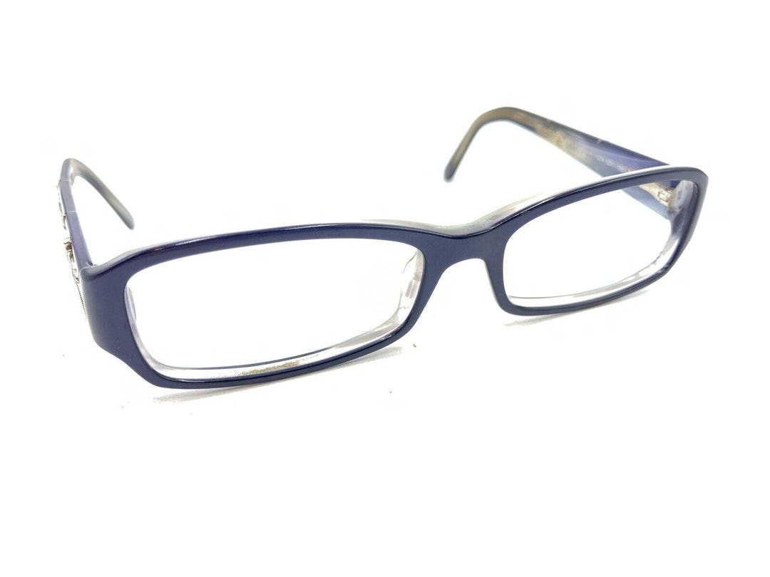 Prada VPR 15L 7ON-1O1 Dark Purple Eyeglasses Frames 53-16 135 Italy ...
