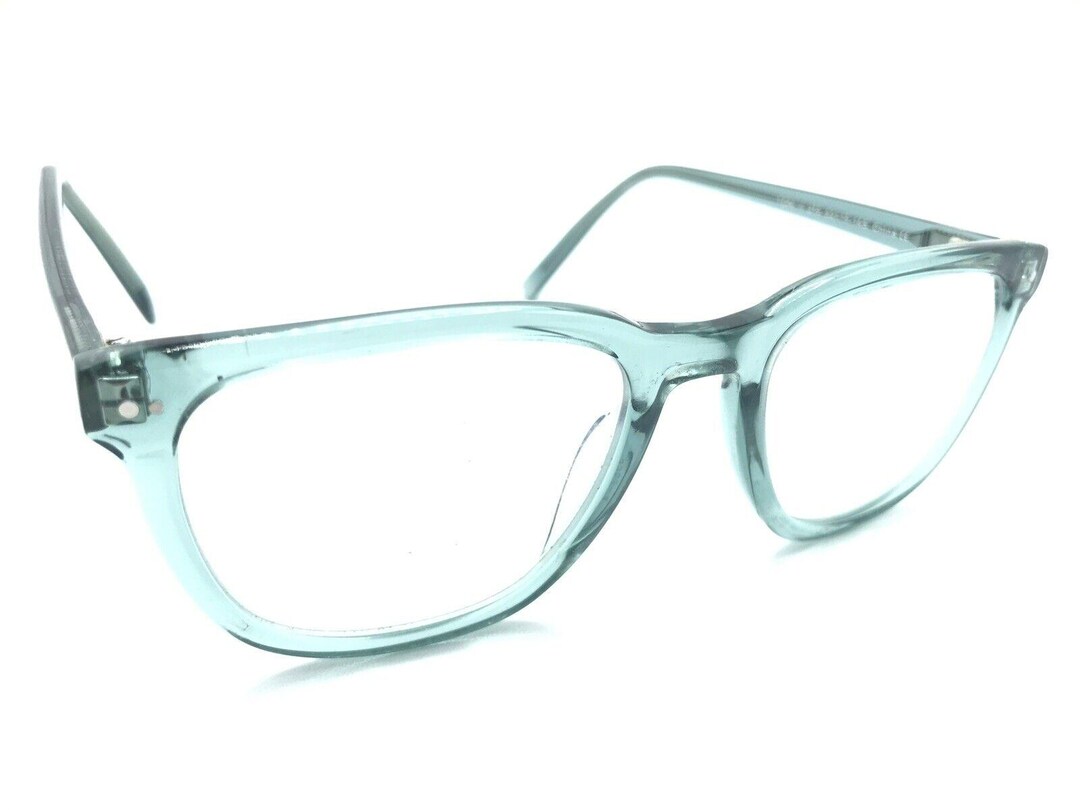 Warby Parker Toni W 319 Blue Green Translucent Eyeglasses Frames 52-19 ...