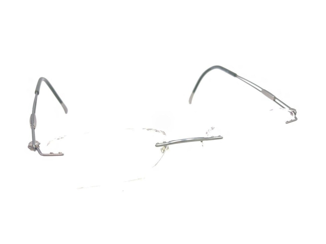 Silhouette 5227 40 6056 Titanium Green Rimless Eyeglasses Frames 17 135 ...