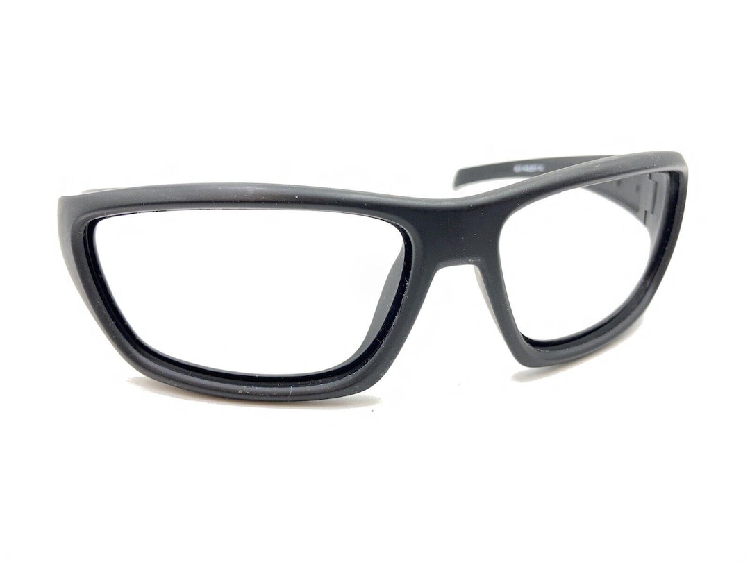 DVX Wiley X Rage Matte Black Rectangle Wrap Sunglasses Frames 63-14 132 ...