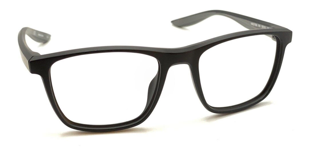 Nike Live Free 7038 001 Matte Black Rectangle Eyeglasses Frames 53-18 ...