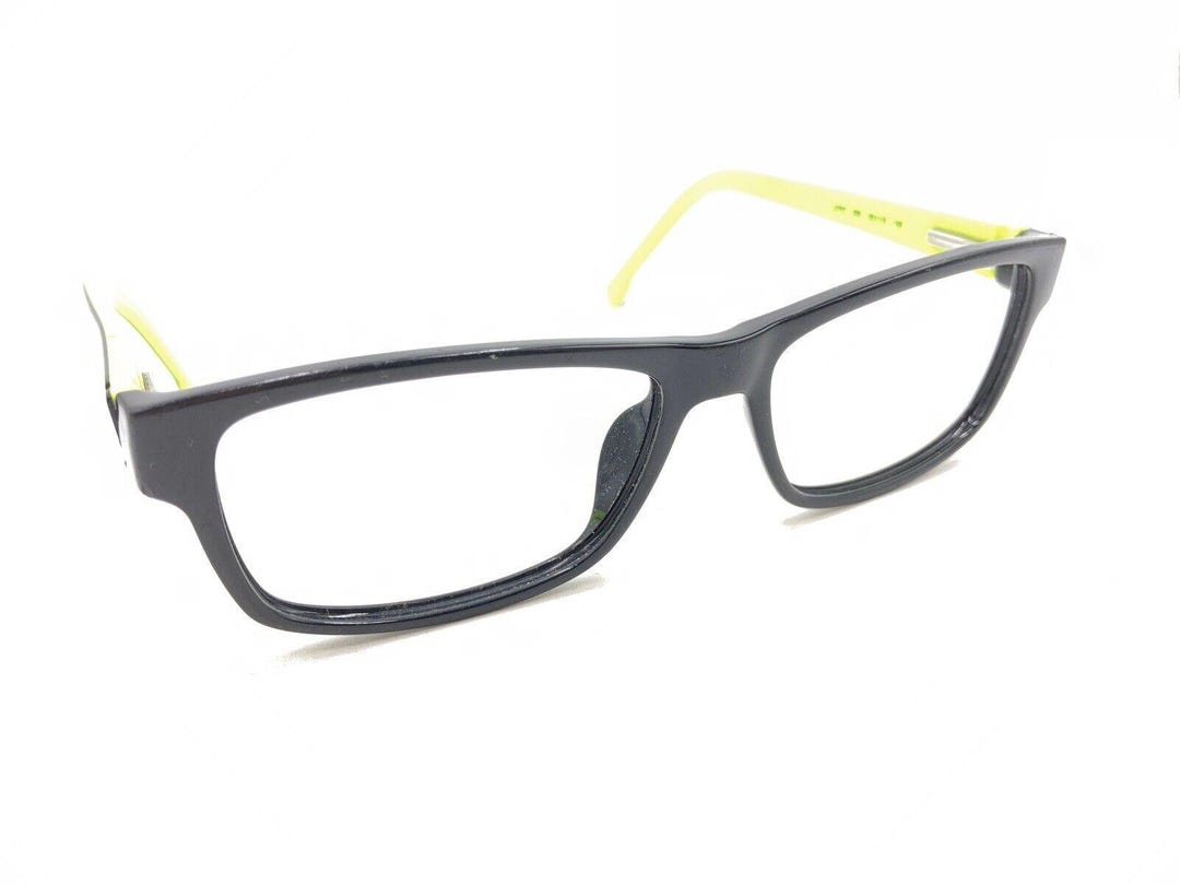 Lacoste L2707 003 Black Neon Yellow Eyeglasses Frames 53-15 145 Men ...