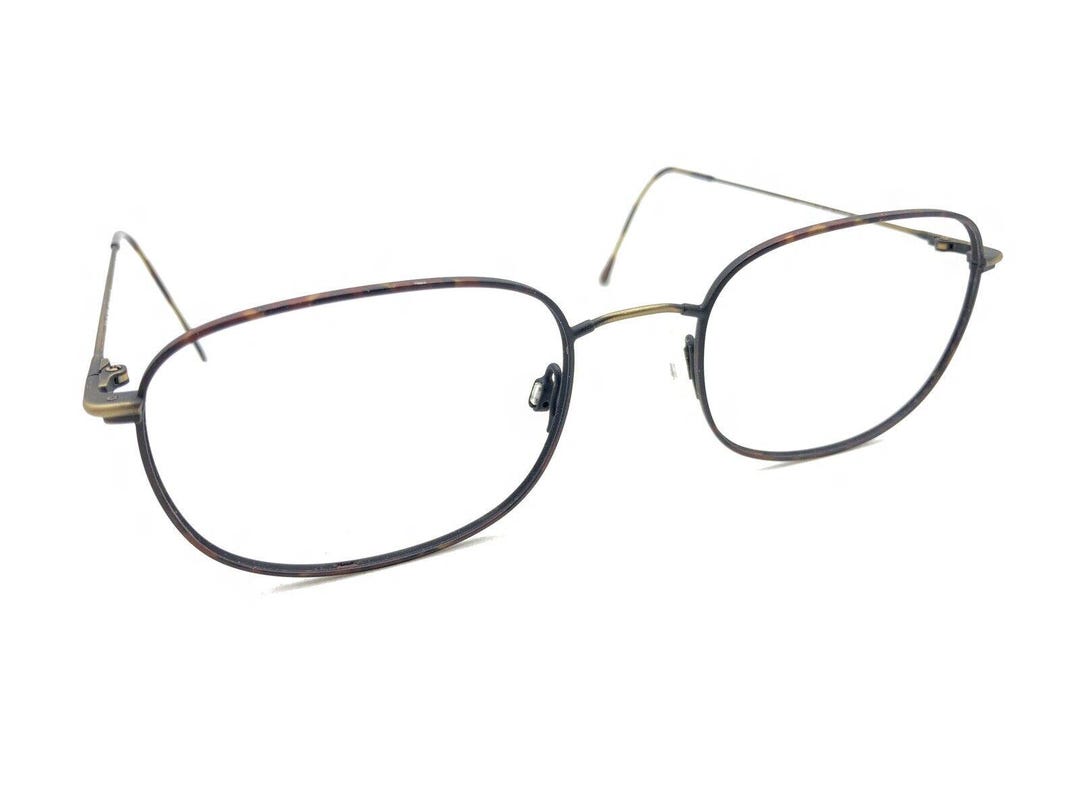 Accuflex Flexon 156 Dark Amber Antique Brown Eyeglasses Frames 55-20 ...