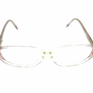 Marchon Blue Ribbon BR 16 Blush Clear Eyeglasses Frames 54-13 135 ...