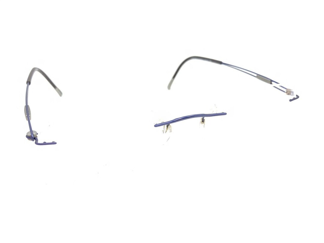 Silhouette 5224 40 6057 5227 Titanium Blue Gray Eyeglasses Frames 50-21 ...