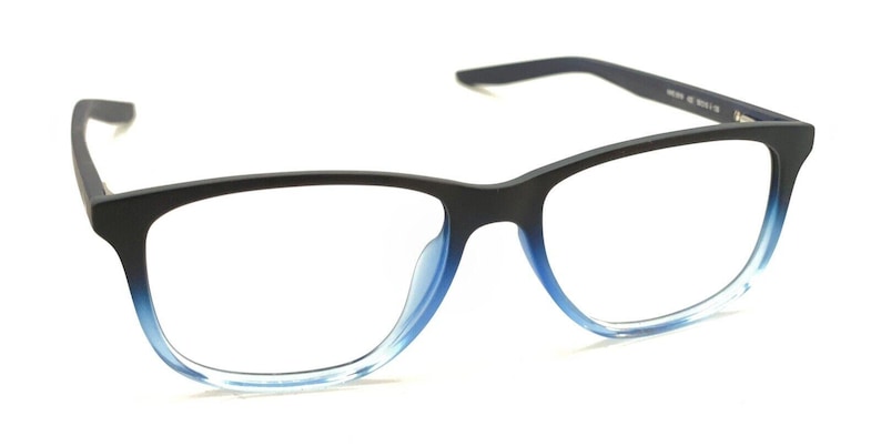 Nike 5019 422 Matte Blue Clear Eyeglasses Frames 50-15 135 Designer ...
