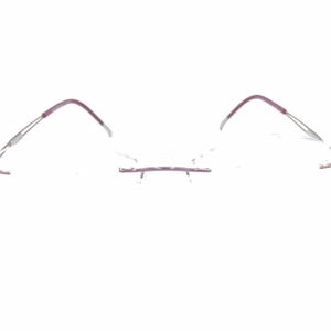 Silhouette 4299 40 6053 5227 Titanium Purple Rimless Eyeglasses Frames ...