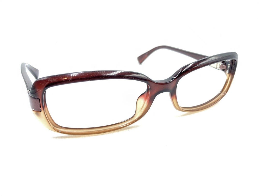 Giorgio Armani Brown Clear Gradient Eyeglasses Frames 53-15 135 ...