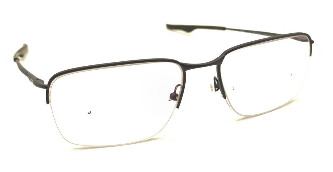 Oakley Wingback SQ Titanium Dark Navy Half Rim Eyeglasses Frames 54-18 ...