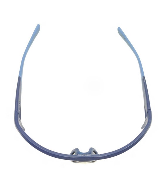 Nike Golf X2 EV 0870 Blue Wrap Half Rim Sunglasses Fr… - Gem