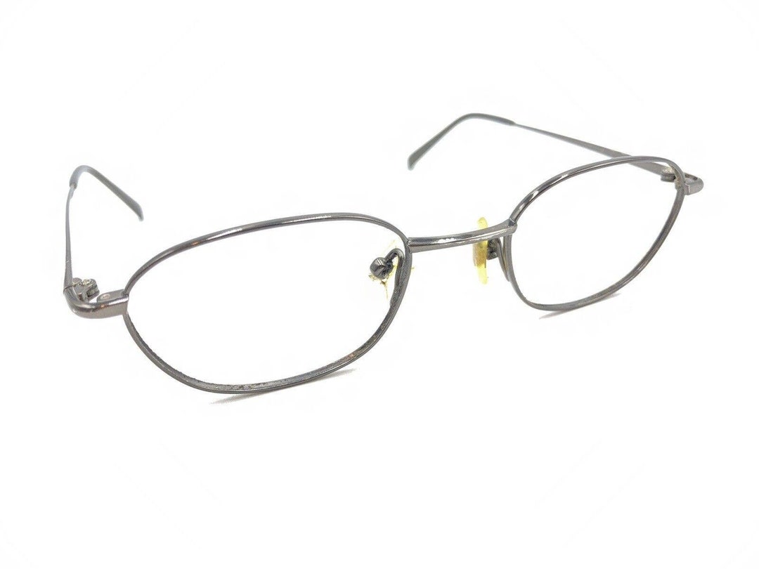 Seiko 1464 Titanium Gunmetal Gray Eyeglasses Frames 47-20 140 Japan Men ...