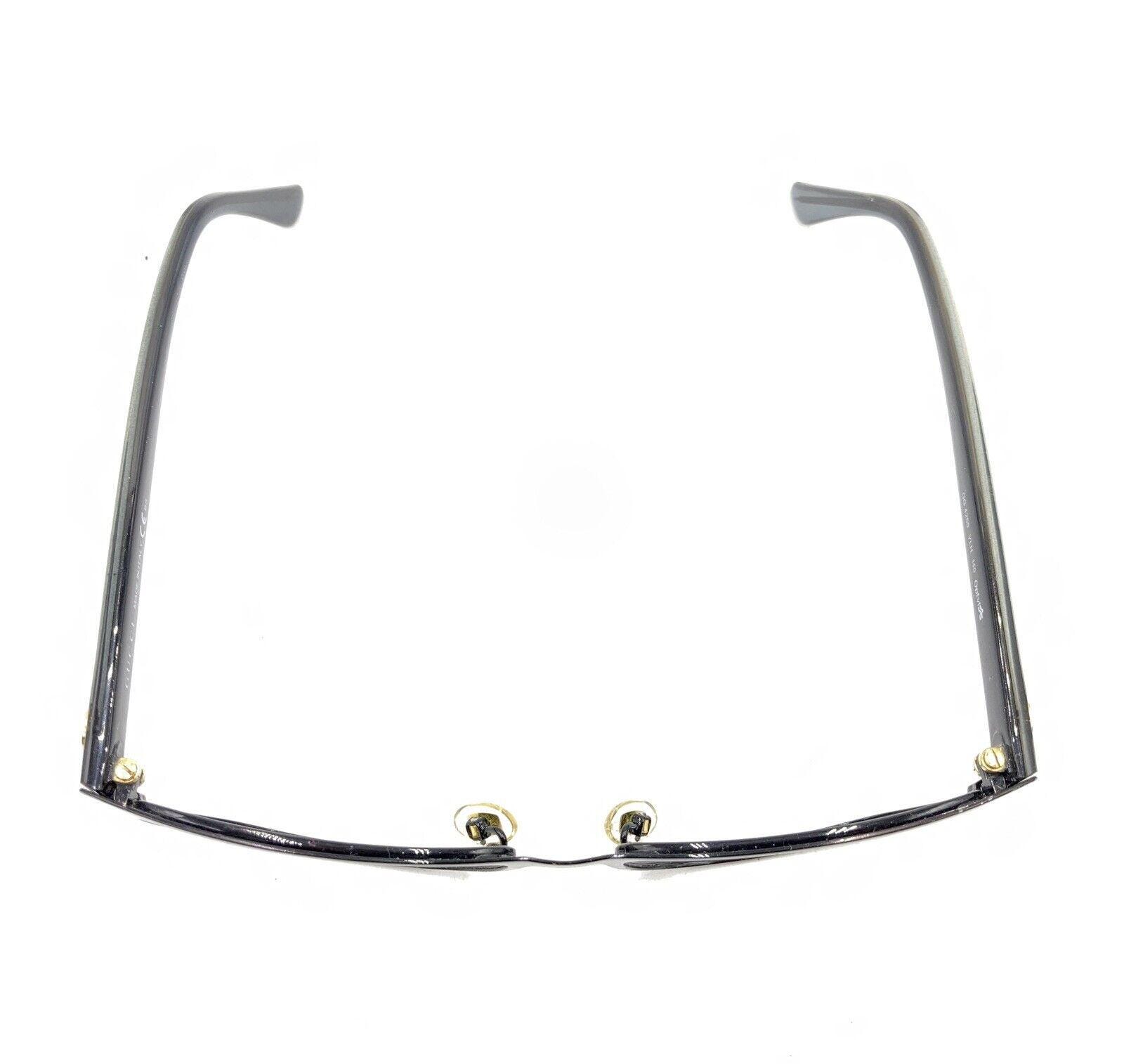 Gucci GG 4259 YLH Black Gold Cat Eye Eyeglasses Frames 52-15 140 Italy ...