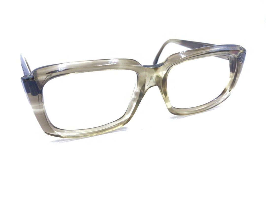American Optical AO Vintage Translucent Olive Green Eyeglasses Frames ...