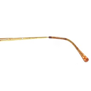 American Optical AO Vintage Tortoise Brown Gold Eyeglasses Frames 53-18 ...
