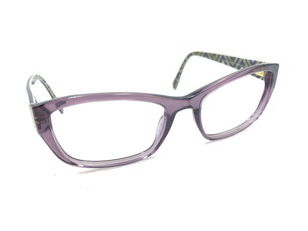 Prada VPR 18O 7WR-1O1 Purple Eyeglasses Frames 54-18 135 Italy Designer ...