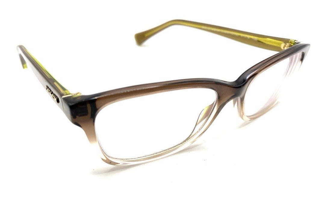 Coach HC 6089 5400 Brown Green Olive Eyeglasses Frames 51-16 135 Men ...