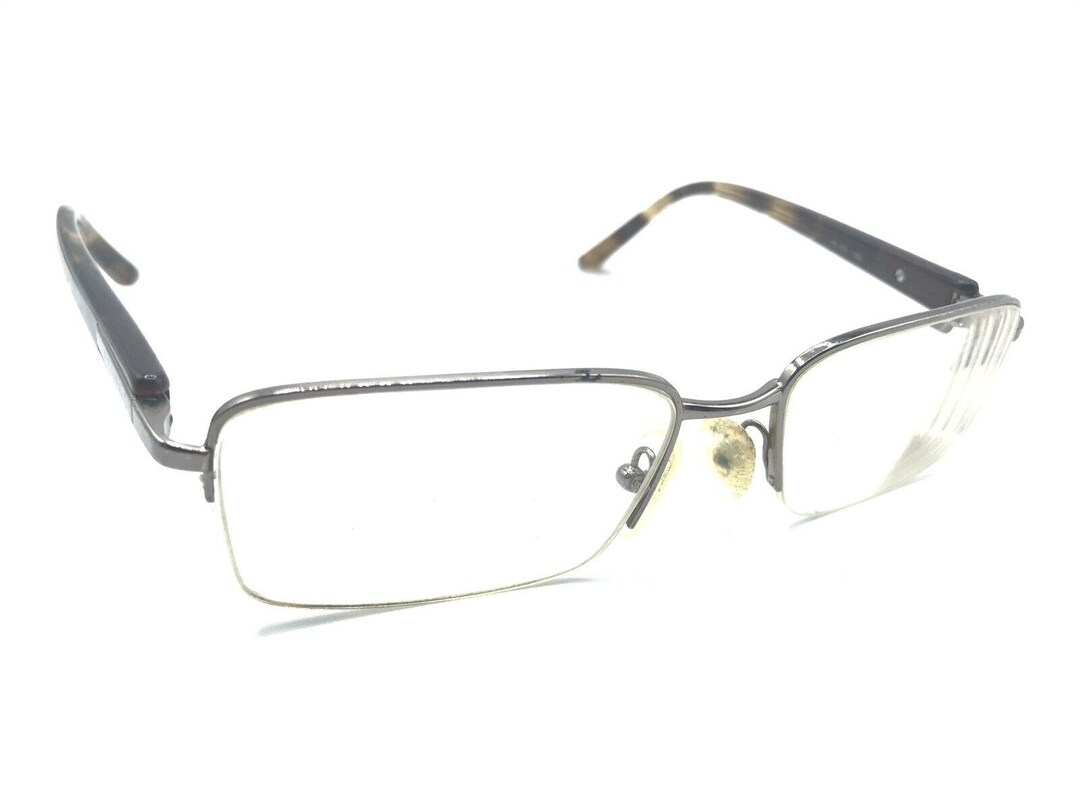 Prada VPR 51M 1BI-1O1 Bronze Brown Half Rim Eyeglasses Frames 52-17 135 ...