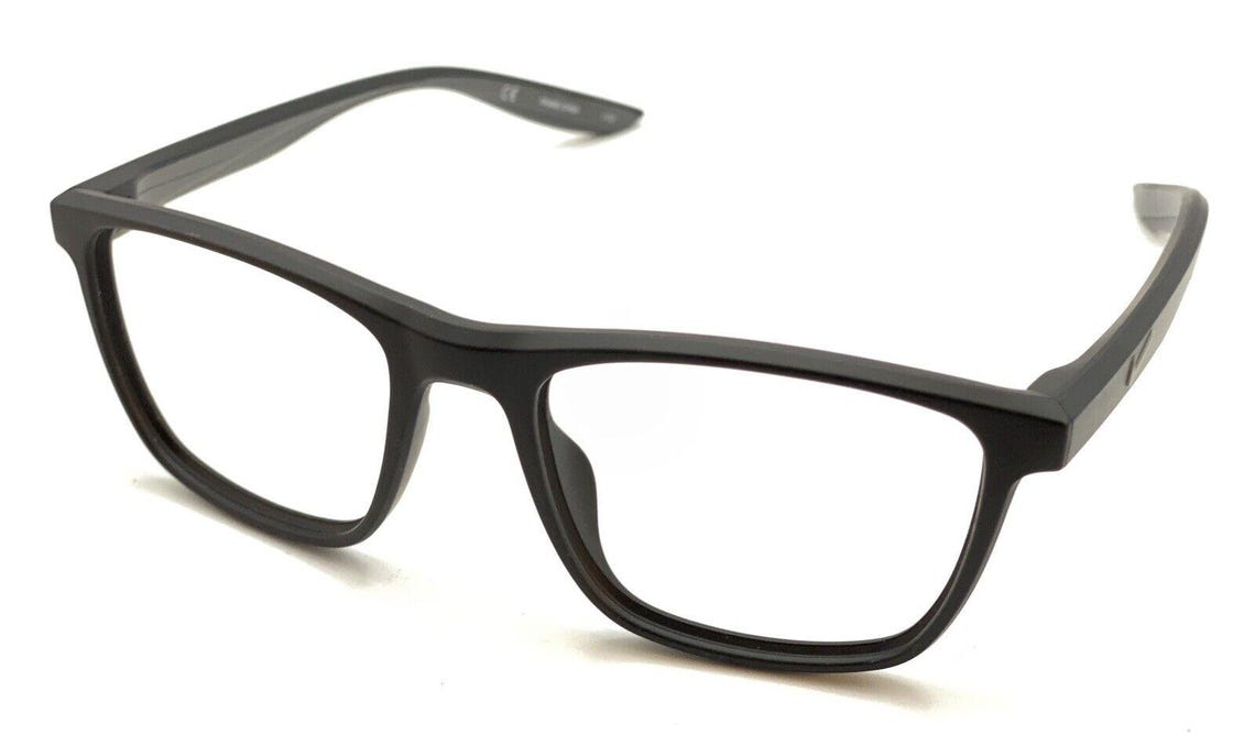 Nike Live Free 7038 001 Matte Black Rectangle Eyeglasses Frames 53-18 ...