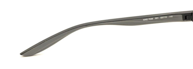 Nike Live Free 7038 001 Matte Black Rectangle Eyeglasses Frames 53-18 ...